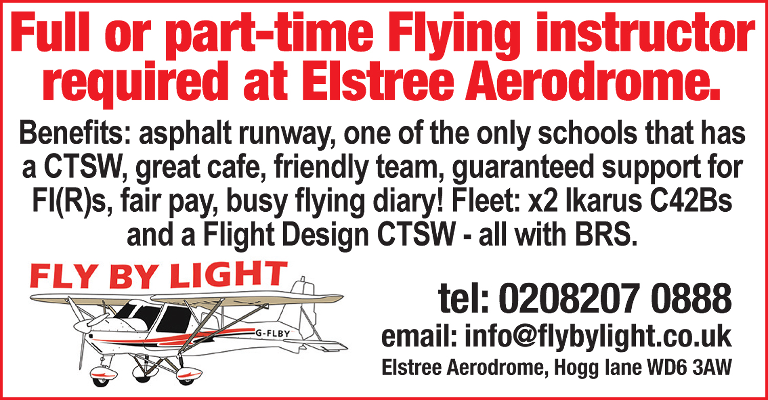 Situations Vacant for Flight Instructors : : FLYER