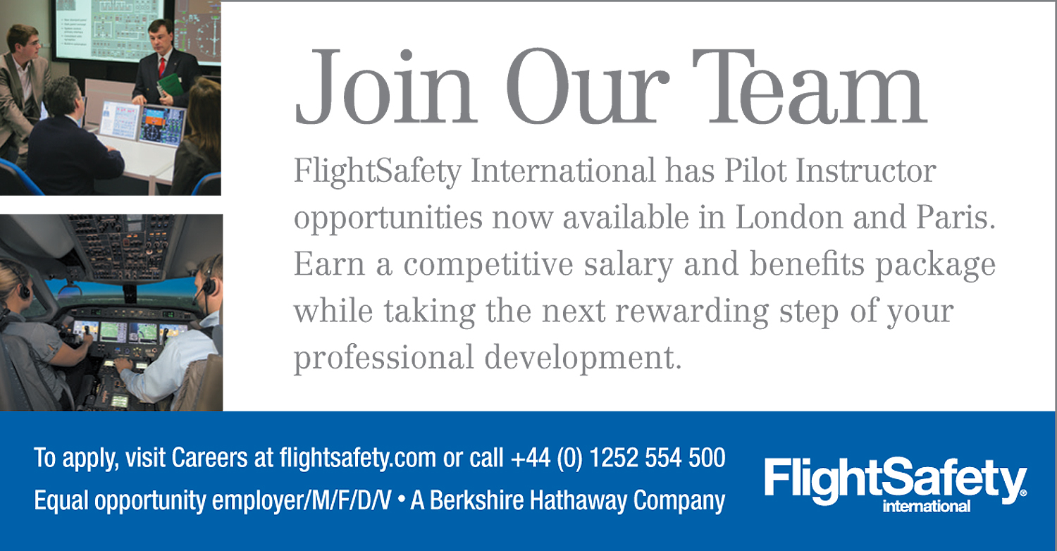 Situations Vacant for Flight Instructors : : FLYER