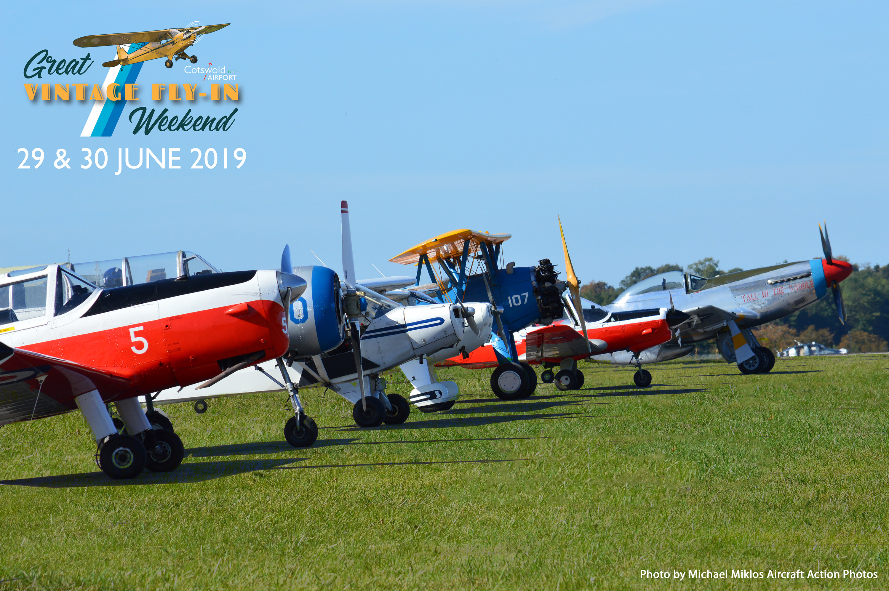 The Great Vintage Fly-in Weekend is back! : FLYER